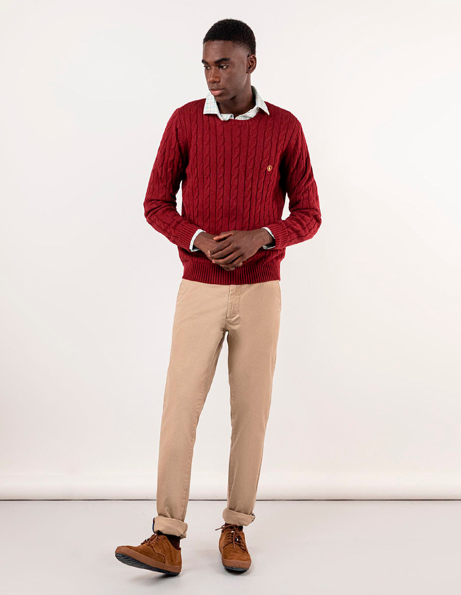 El Ganso | Pantalón Chino Básico Beige – El Ganso MX